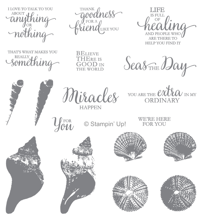 Seas the Day with So Many Shells for Handmade Cards | Stamping Madly