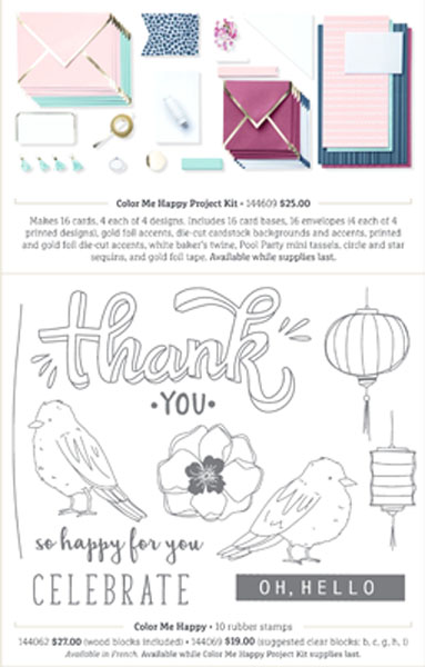 Color Me Happy and Stampin' Blends